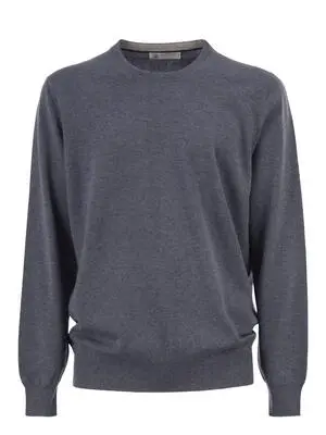 Brunello Cucinelli Brunello Cucinelli Men Pure Cashmere Crew-Neck Sweater Multicolor
