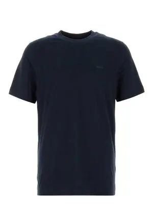 BOSS Boss Men Midnight Blue Cotton T-Shirt Blue