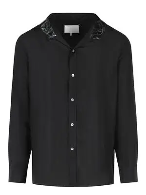 MAISON MARGIELA Silk Shirt - Black