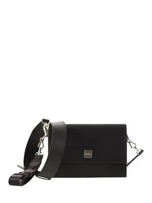 Max Mara Leather Crossbody Bag - Black