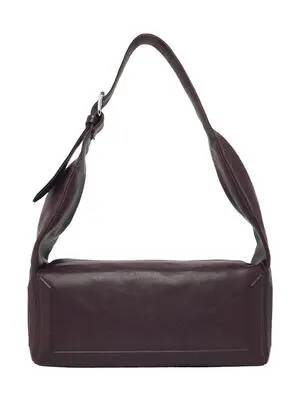MAISON MARGIELA Medium 'box Eas West' Burgundy Leather Bag - Multicolor