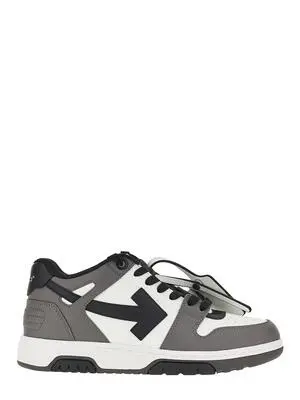 Off-White Out Of Office Leather Sneakers - Gray