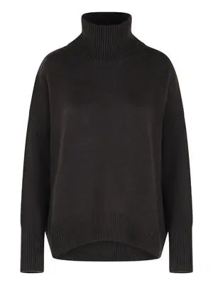 LISA YANG LISA YANG Heidi Cashmere Turtleneck Sweater Brown