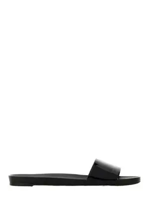 Prada Leather Slippers - Black