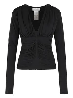 Sportmax Beato Viscose Top - Black
