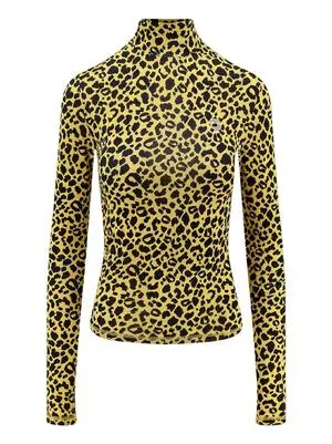 Coperni COPERNI Knitted Second Skin Viscose Top Multicolor