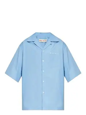 Marni Marni Men T-Shirt With Logo Pocket Blue