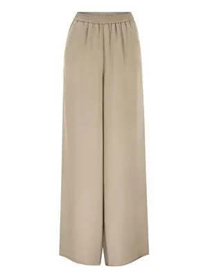 MAX MARA MAX MARA Silk Wide-Leg Trousers