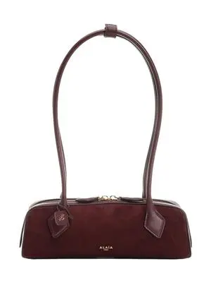 Alaïa Small Le Teckel Suede Bag - Blue