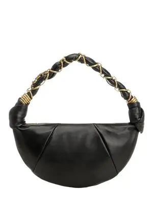 Saint Laurent Mini Hobo Amalia Bag - Black