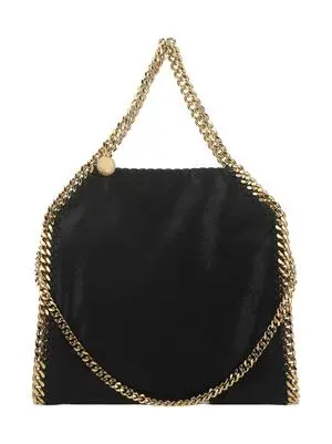Stella McCartney Shaggy Deer Mini Falabella Handbag - Black