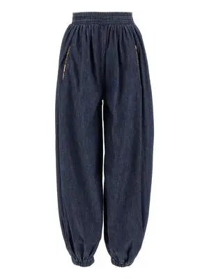 Valentino Garavani Denim Chambray Pants - Blue