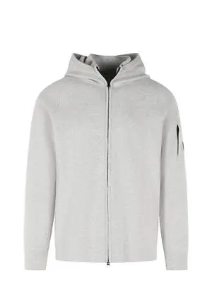 C.P. COMPANY Wool Blend Hooded Sweater - Gray
