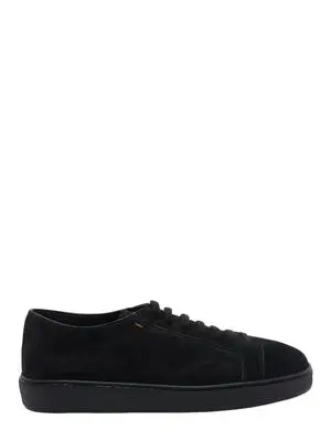 Santoni SANTONI Suede Sneakers Black