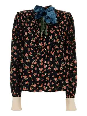 Valentino Garavani Printed Crepe Shirt - Multicolor