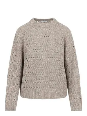 Brunello Cucinelli Patterned Sweater - Brown