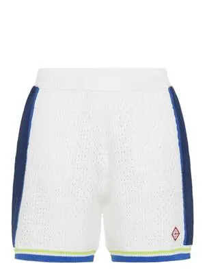 Casablanca Knitted Striped Shorts - Multicolor