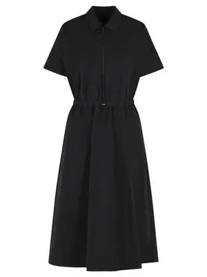 Moncler Polyamide Midi Dress - Black