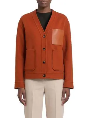 Loewe LOEWE Wool And Cashmere Cardigan Brown
