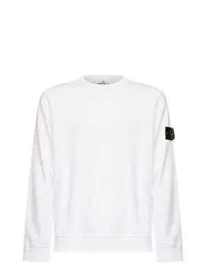 Stone Island Organic Stretch Cotton Crewneck Sweatshirt - Multicolor