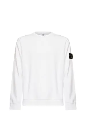 Stone Island Organic Stretch Cotton Crewneck Sweatshirt - Multicolor
