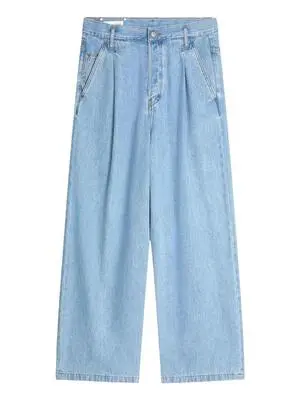 Dries Van Noten Pleated Jeans - Blue