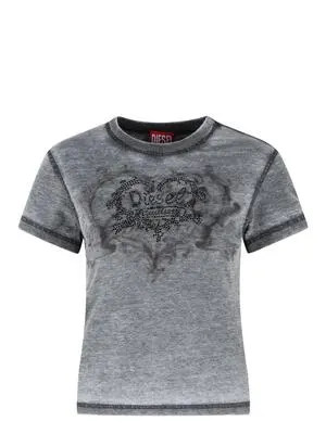 DIESEL® Cotton Blend T-shirt - Gray