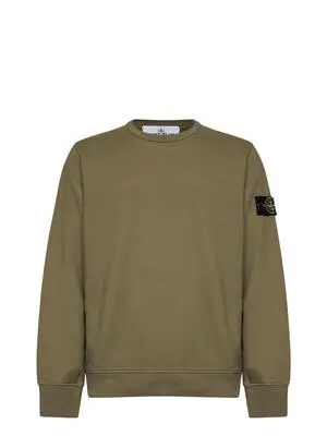 Stone Island Organic Stretch Cotton Crewneck Sweatshirt - Multicolor