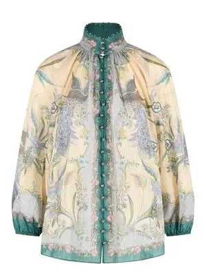 ZIMMERMANN ZIMMERMANN Indra Billow Cotton Blend Blouse