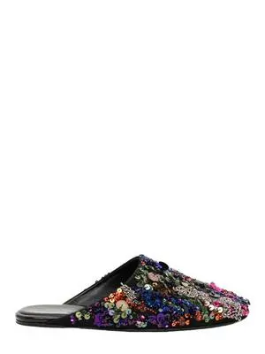 Dries Van Noten DRIES VAN NOTEN Embellished Mule Multicolor