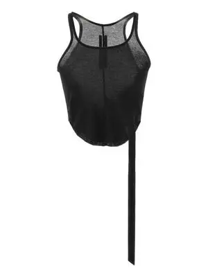 Rick Owens Sleeveless Crop Top - Black