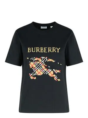 Burberry Frankie Cotton T-shirt - Black