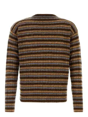 Prada Striped Wool Sweater - Multicolor
