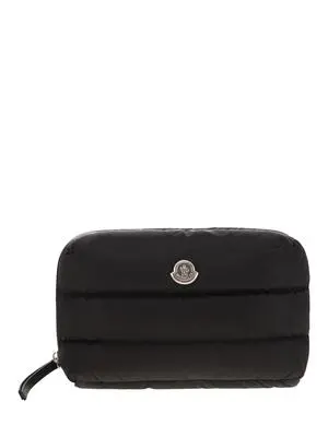 Moncler Caradoc Quilted Beauty Case - Black