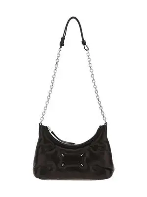 MAISON MARGIELA Leather Shoulder Bag - Black