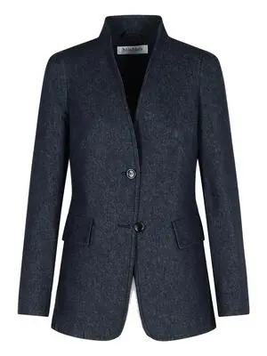 Max Mara Beatrice Cotton Blazer - Blue