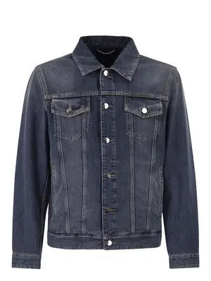 Peserico Cotton Denim Jacket - Multicolor