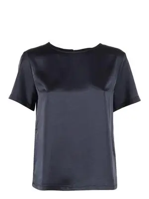 Max Mara WEEKEND MAX MARA Satin T-shirt Blue