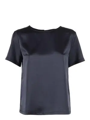 Max Mara Satin T-shirt - Blue