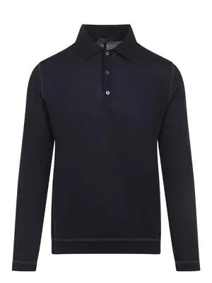 Prada Polo Sweater - Blue