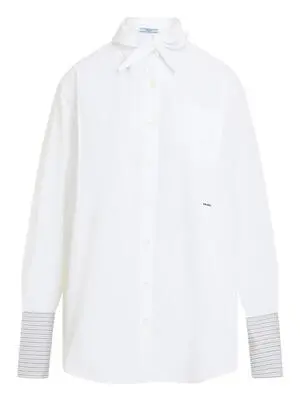 Prada Cotton Poplin Shirt - White