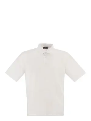 Herno Technical Functional Fabric Polo Shirt - White