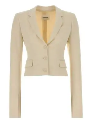 Andamane Crepe Zefira Blazer - Yellow