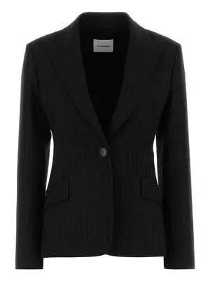 Andamane Embroidered Stretch Cotton Blend Bianca Blazer - Multicolor