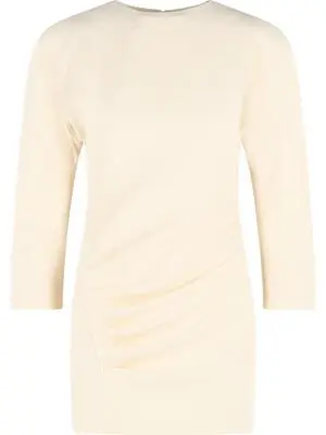 Andamane New Amanda' Mini Dress In Milk Polyester - Cream