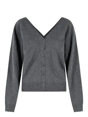 LISA YANG Cashmere Cardigan - Gray
