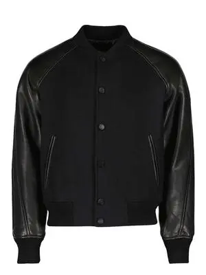 Givenchy Paneled Bomber Jacket - Black