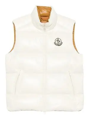 Moncler Quilted Down Waistcoat - White