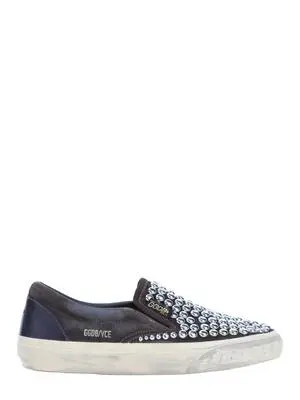 GOLDEN GOOSE Slip-on With Studs - Brown