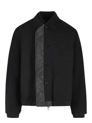 Sacai Polyamide Reversible Jacket - Black